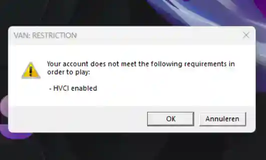 Cómo solucionar el error HVCI VAN de VALORANT - GGBoost Blog